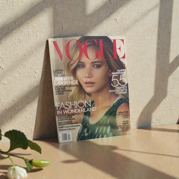 Vogue | Office | Vogue Magazine With Jennifer Lawrence Cover December ...